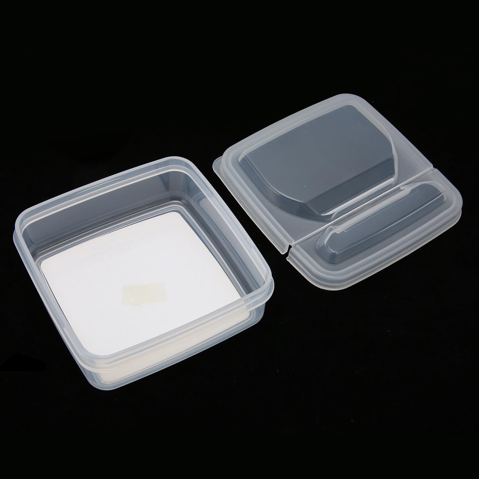 3 Pack Cheese Storage Containers with Flip Lids, Sliced Cheese Container for Fridge, Clear Plastic Butter Block Cheese Slice Storage Box Portable Freezer Food Storage Container