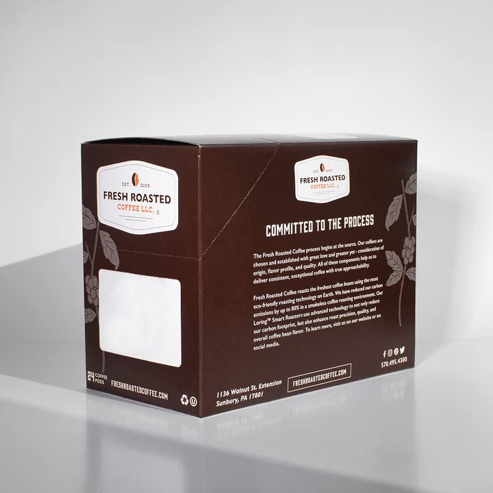 Fresh Roasted Coffee, 100% Jamaica Blue Mountain, Medium Roast, Kosher, K-Cup Compatible, 24 Pods