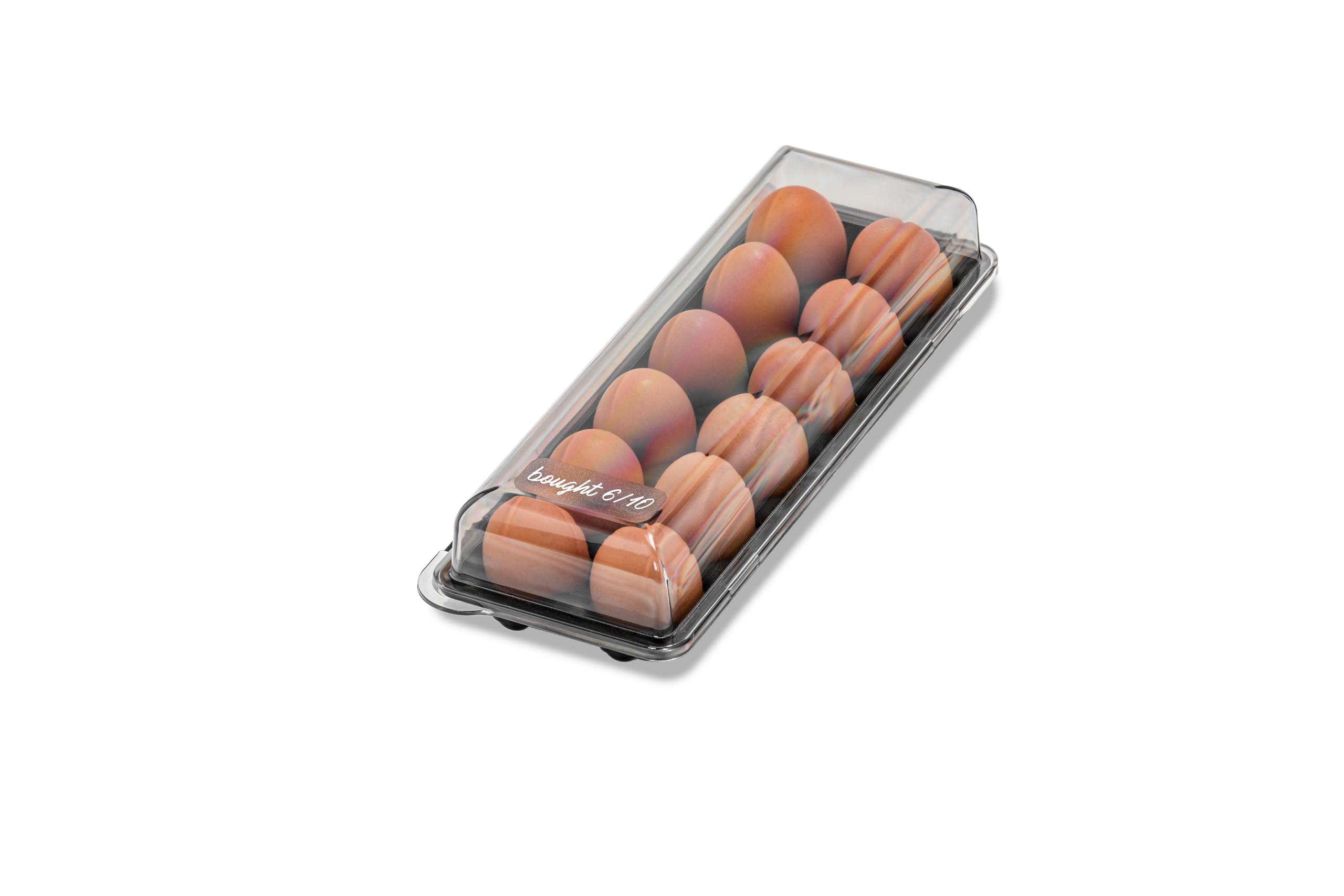 madesmart Egg Holder Fridge Organizer, One Size, Carbon