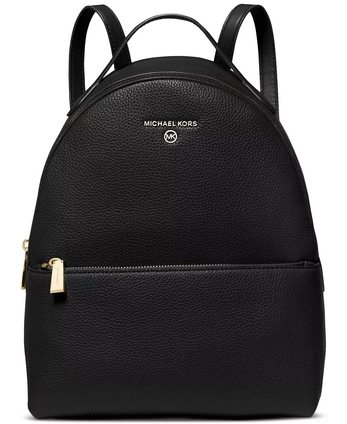 Michael Kors Valerie Medium Logo Backpack (Black)