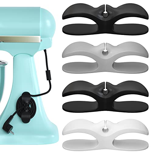 Cord Organizer for Appliances 4 PCS Cord Wrapper Cord Holder Cable Organizer Cord Winder Wire Organizers Stick Utensils Wire Packs for Mixer Toaster Blender Coffee Maker Pressure Cooker Air Fryer(4)