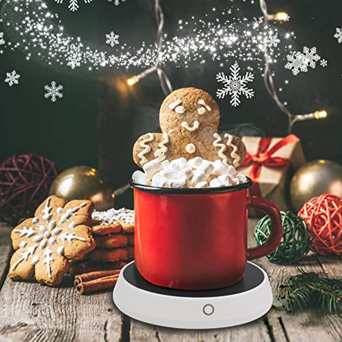 Coffee Mug Warmer, Electric Coffee Warmers for Office Desk, Candle Warmers with 2 Temperature Settings & Gravity Switch Auto On/Off, Warming & Heating Coffee, Milk, Beverage, Tea and Hot Chocolate