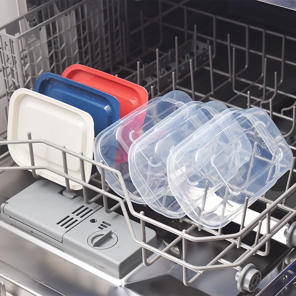 Cozihom Food Storage Containers with Lids, BPA-Free Meal Prep Storage Box, Reusable, Stackable, with Lids and Steam Vent, Microwave & Dishwasher Safe, 13Oz/400ml, Set of 5