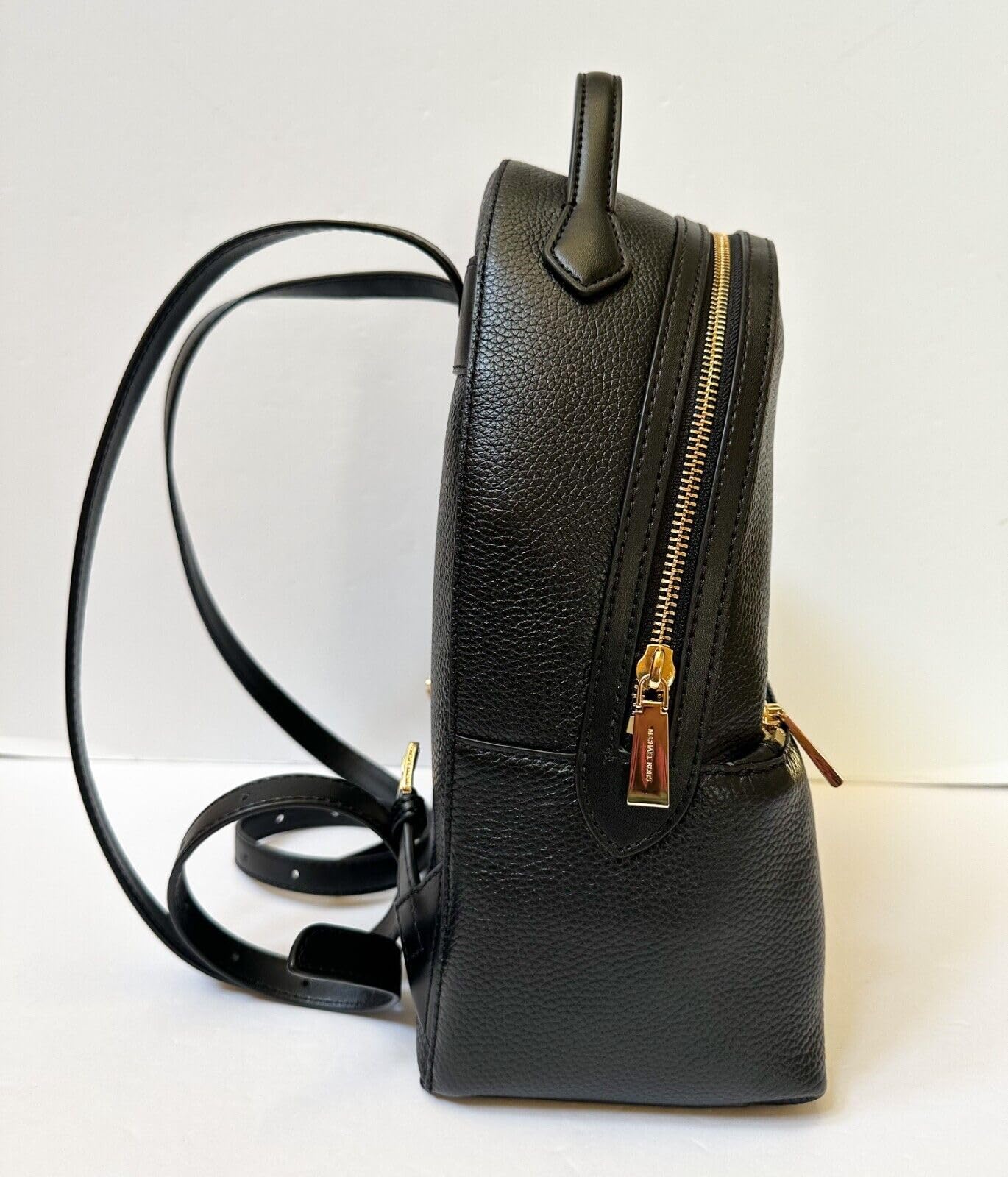 Michael Kors Valerie Medium Logo Backpack (Black)