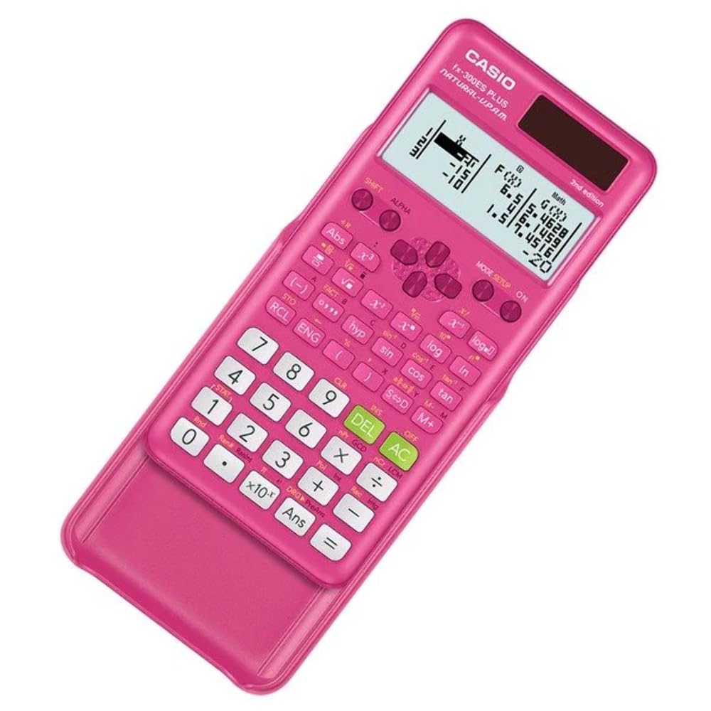 Casio fx-300ESPLS2 Pink Scientific Calculator Small