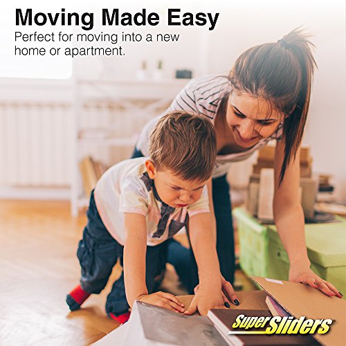 Super Sliders 4703595N 3 Inch Slider Pad Move Heavy Appliances Effortlessly, 3", Beige