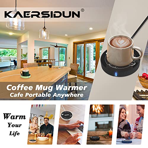 Coffee Warmer for Desk, Mug Warmer with Gravity Switch Suitable for Home and Office Use Cup Warmer for Coffee, Milk and Tea Christmas/Birthday Gift