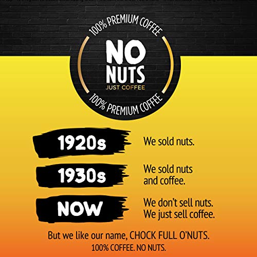 Chock Full o’Nuts Original Roast Ground Coffee, Medium Roast – Arabica Coffee Beans – Smooth, Full-Bodied Medium Blend with A Rich Flavor (30.5 Oz. Can)