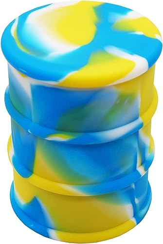 vitakiwi 500ml Large Silicone Containers with Barrel Shape Non-stick Food Storage Jar (5)