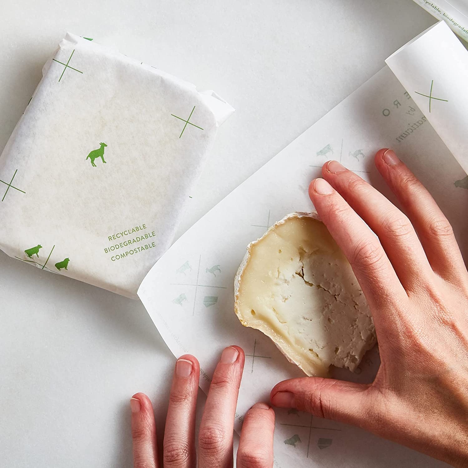 Formaticum Zero Cheese Storage Paper, Compostable, Biodegradable, and Plastic-Free Paper to Keep Cheese and Charcuterie Fresh, 9 x 13 Inches, 30 Total Sheets (2 Boxes)