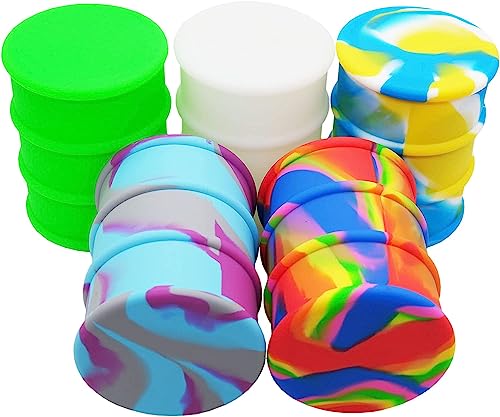 vitakiwi 500ml Large Silicone Containers with Barrel Shape Non-stick Food Storage Jar (5)