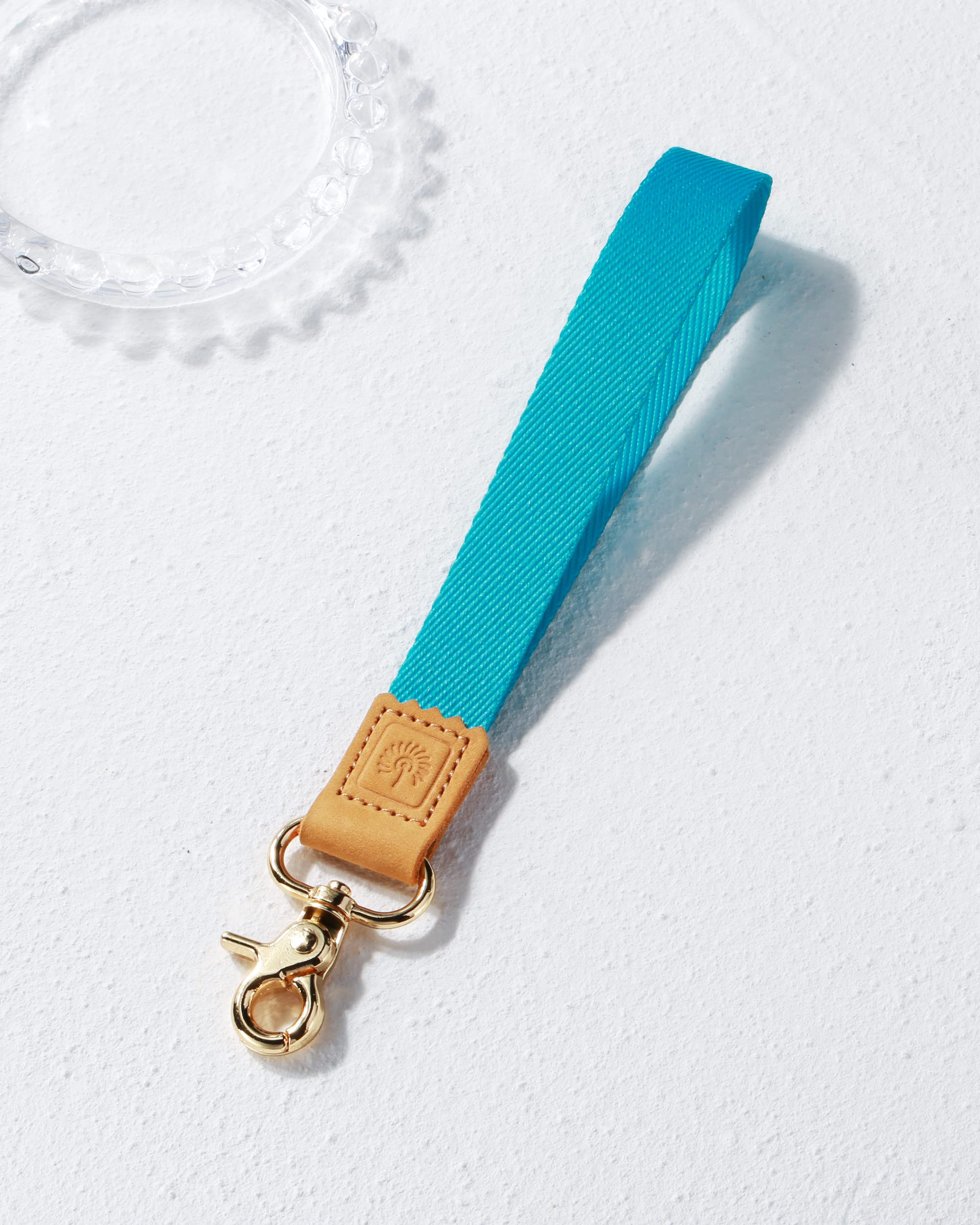 PikPok Mart Wrist Lanyard for Keys, Wristlet Key Chain Strap, Teal Hand Wrist Keychain Holder for Women & Men