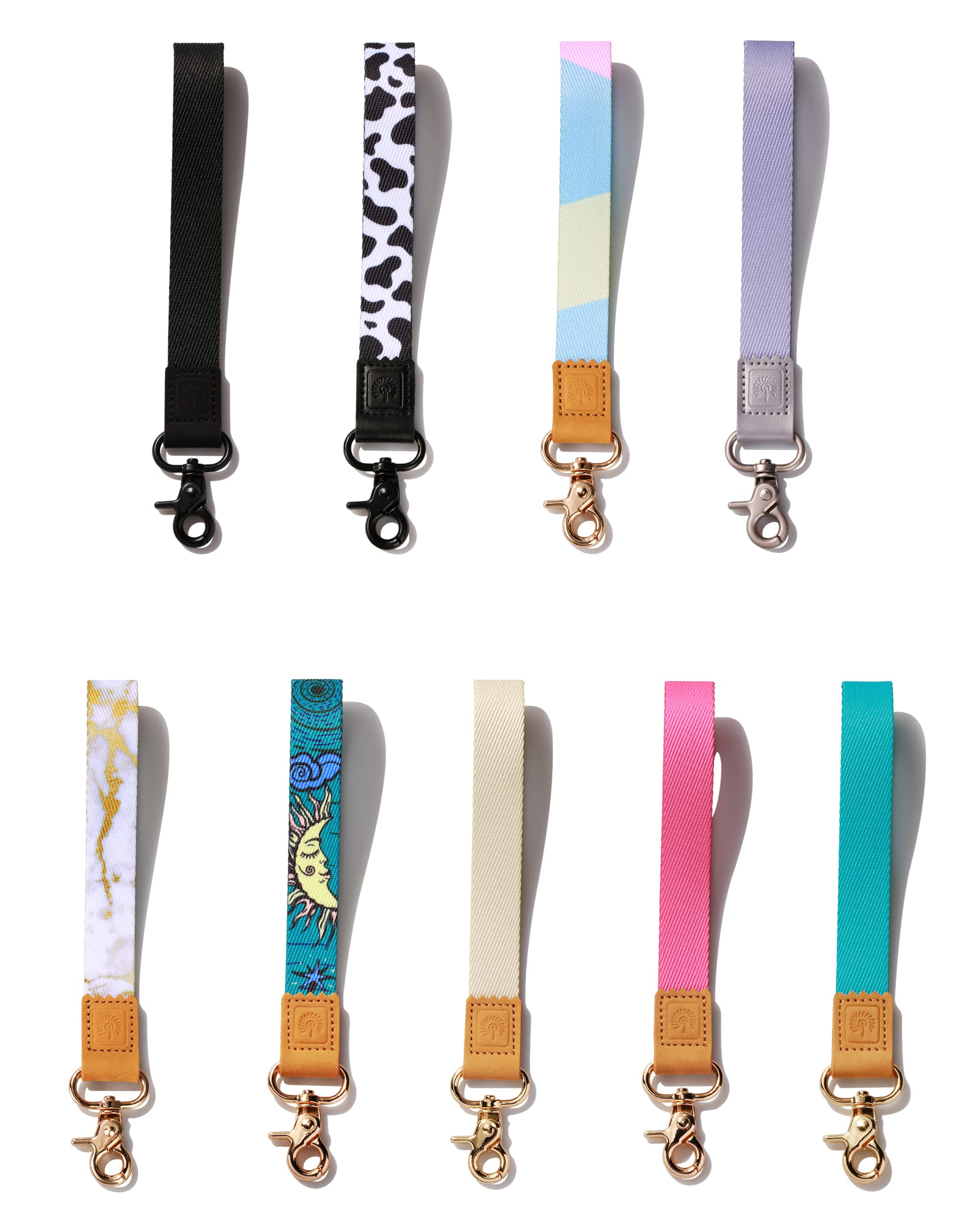 PikPok Mart Wrist Lanyard for Keys, Wristlet Key Chain Strap, Teal Hand Wrist Keychain Holder for Women & Men