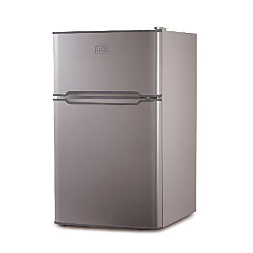 BLACK+DECKER BCRDK32V 2 Door Separate True Freezer (VCM) Mini Fridge