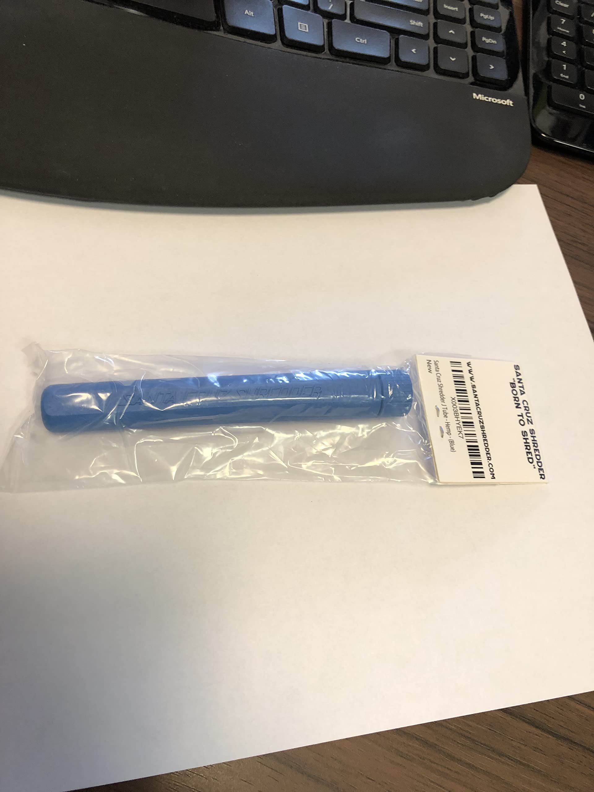Santa Cruz Shredder J-Tube Holder Hemp Made Carry Case (Blue)
