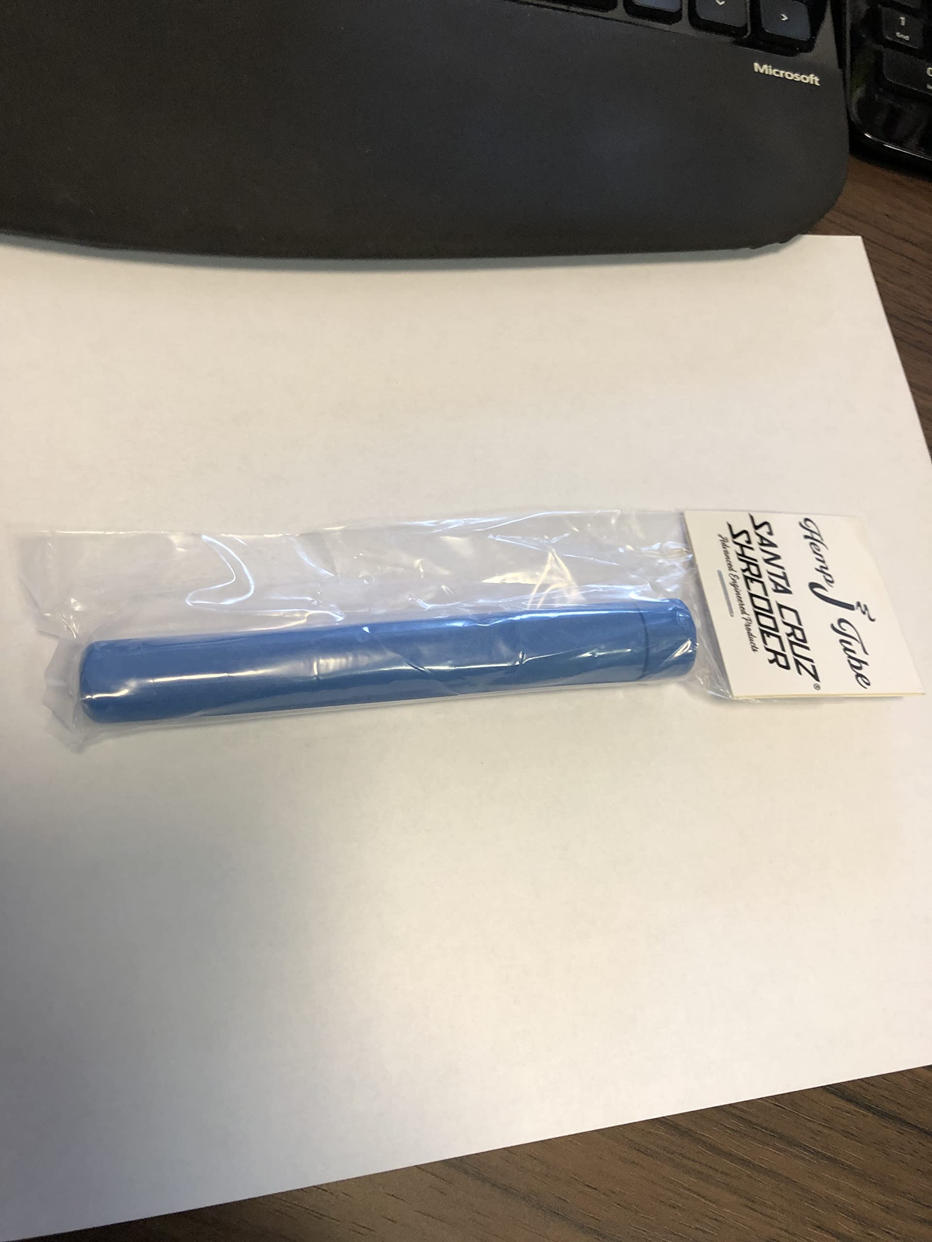 Santa Cruz Shredder J-Tube Holder Hemp Made Carry Case (Blue)