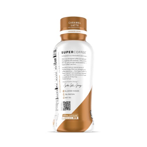 KITU SUPER COFFEE, Iced Keto Coffee (0g Added Sugar, 10g Protein, 70 Calories) [Caramel] 12 Fl Oz, 12 Pack | Iced Coffee, Protein Coffee, Coffee Drinks, Smart Coffee - SoyFree GlutenFree