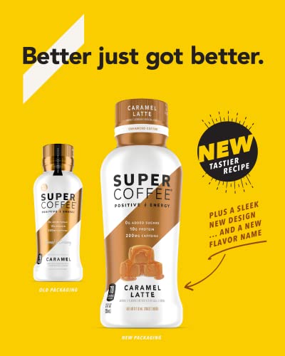 KITU SUPER COFFEE, Iced Keto Coffee (0g Added Sugar, 10g Protein, 70 Calories) [Caramel] 12 Fl Oz, 12 Pack | Iced Coffee, Protein Coffee, Coffee Drinks, Smart Coffee - SoyFree GlutenFree