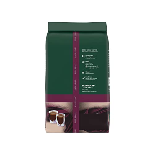 Starbucks Dark Roast Whole Bean Coffee — Espresso — 100% Arabica — 1 bag (18 oz)