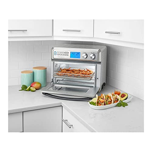 Cuisinart TOA-95 Large Digital Airfryer Toaster Oven Bundle with Metallic 4-Piece Non-Stick Toaster Oven Bakeware Set (2 Items)