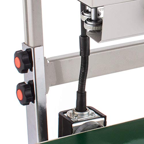 Happybuy Continuous Band Sealer FR-900, Vertical Automatic Continuous Sealing Machine with Digital Temperature Control, Vertical Band Sealer for Bag Films