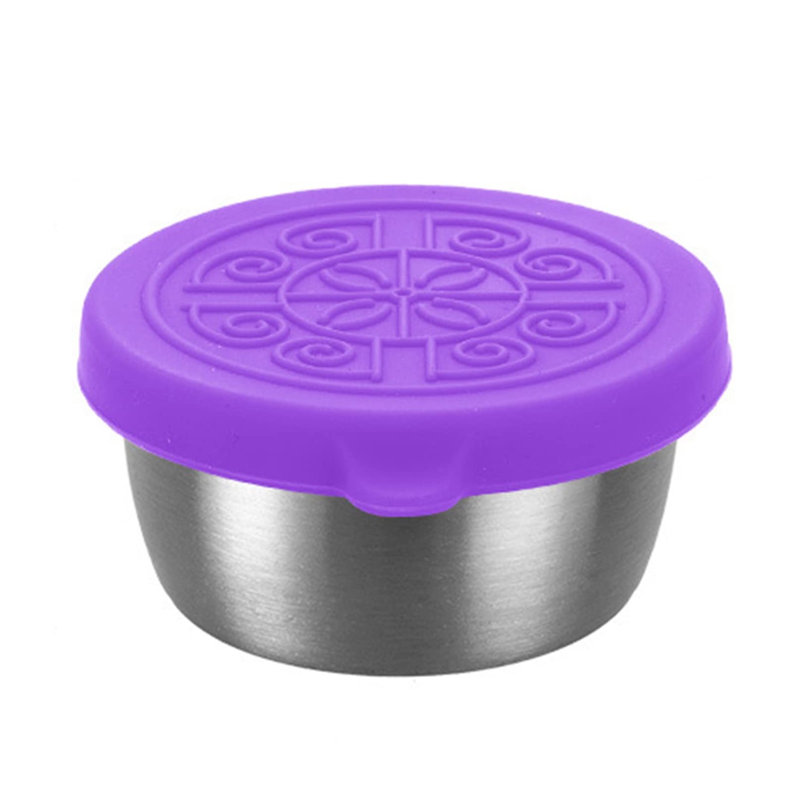 Salad Dressing Container 1 Set Practical Space Saving Travel Dinner Box Salad Dressing Container Purple