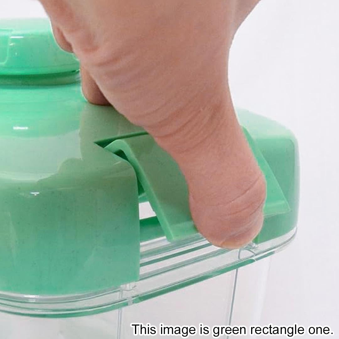 Instant Pickle Maker Vegetable Press Tsukemono Container Round Made in Japan BPA Free (Blue 0.8L)