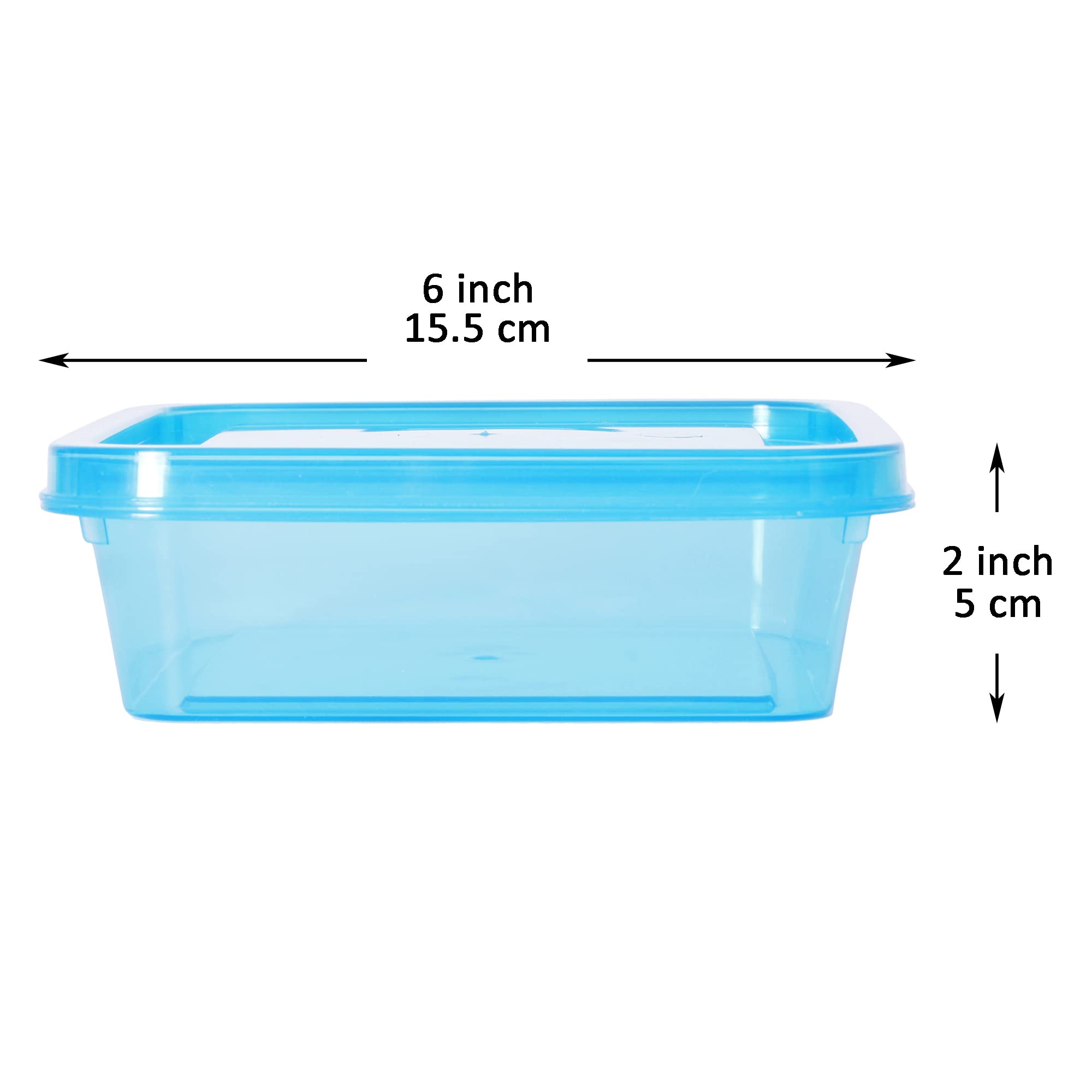 Youngever 3 Pack 20 Ounce Sandwich Containers for Lunch Box, Reusable Food Storage Containers, Meal Prep Containers, Single Sandwich (Multi Color)
