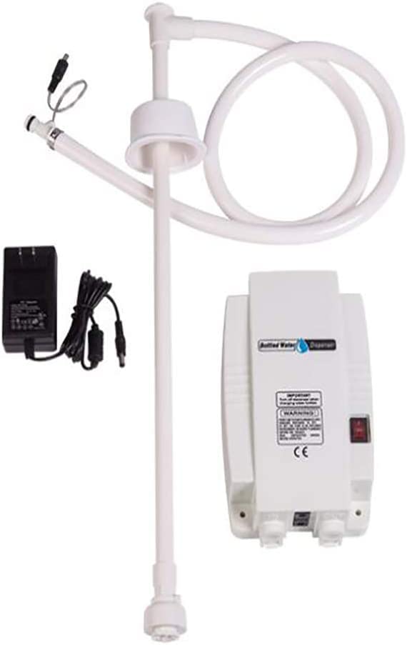 TDRSUPER Bottled Water Dispenser Pump System with Single Inlet, 110V 60PSI Drinking Water Electric Water Pump,Compatible with Coffee/Tea Maker, Water Dispenser,Ice Maker,Refrigerator