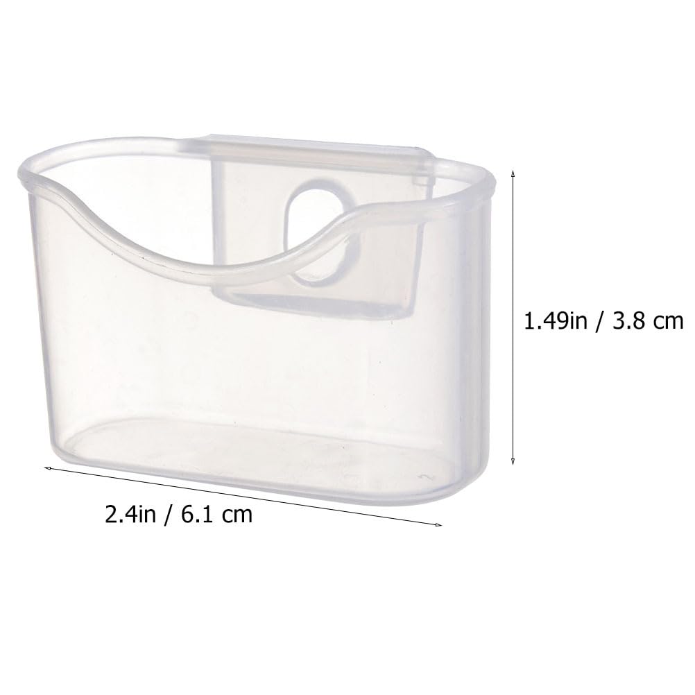 VOSAREA 4pcs Box Storage Box Refrigerator Hanging Rack Refrigerator Drawers Can Organizer for Refrigerator Fridge Drawer Organizer Fridge Storage Shelf Mini Fridge Food Box Small Pp Office