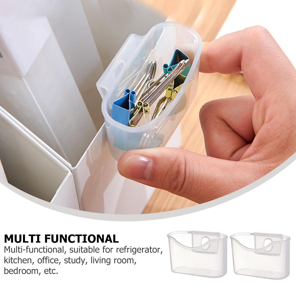 VOSAREA 4pcs Box Storage Box Refrigerator Hanging Rack Refrigerator Drawers Can Organizer for Refrigerator Fridge Drawer Organizer Fridge Storage Shelf Mini Fridge Food Box Small Pp Office