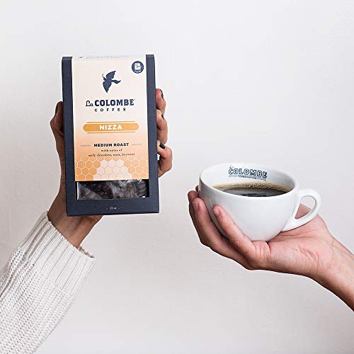 La Colombe Nizza Medium Roast Whole Bean Coffee - 12 Ounce , 1 Pack - Notes of Milk Chocolate, Nuts & Browniewith a Honey-Sweet Roasted Nuttiness
