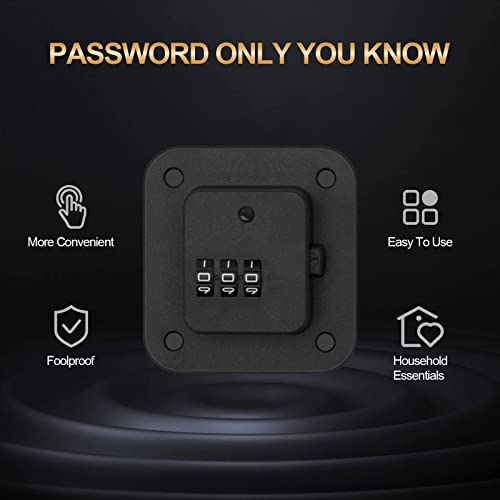 2 Pcs High-end Fridge Lock, Keep Your Food and Kids Safe with Our Refrigerator Lock - No Keys Needed, Combination Lock for Fridge, Pantry, and Cabinet (Pads Size: 2.6 x 2.6 in)
