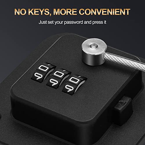 2 Pcs High-end Fridge Lock, Keep Your Food and Kids Safe with Our Refrigerator Lock - No Keys Needed, Combination Lock for Fridge, Pantry, and Cabinet (Pads Size: 2.6 x 2.6 in)