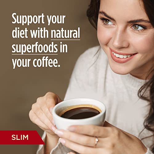 VitaCup Slim Instant Coffee Packets, Boost Diet & Metabolism with Ginseng, Garcinia, B Vitamins, Skinny Coffee, Bold & Smooth, Medium Dark Roast, 100% Arabica Coffee in Single Serve Sticks, 48 Ct