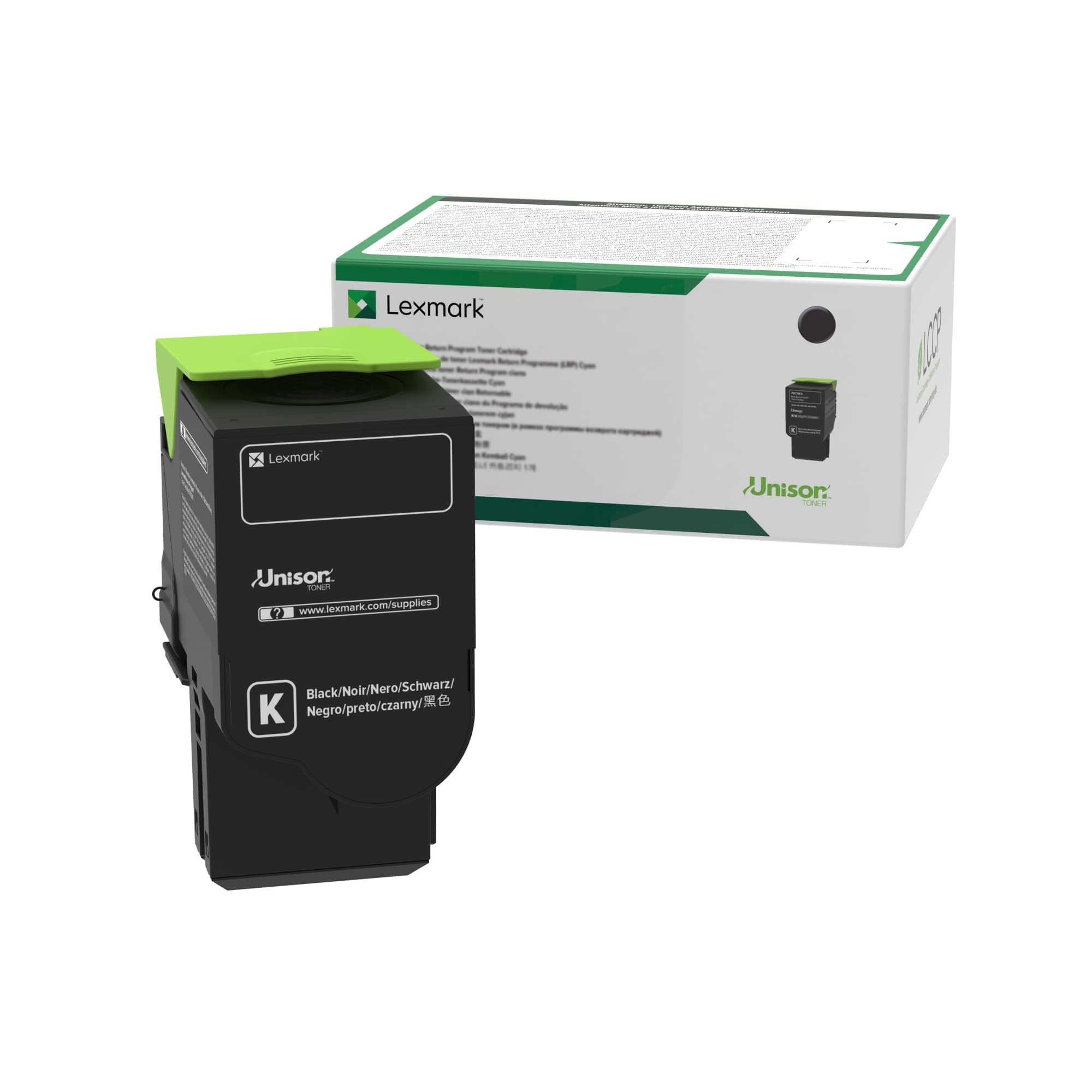 Lexmark 78C10K0 Return Program Cartridge Toner, Standard, Black