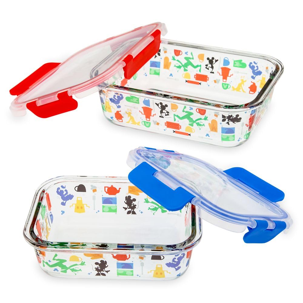 Disney Mickey Mouse and Friends Glass Storage Container Set