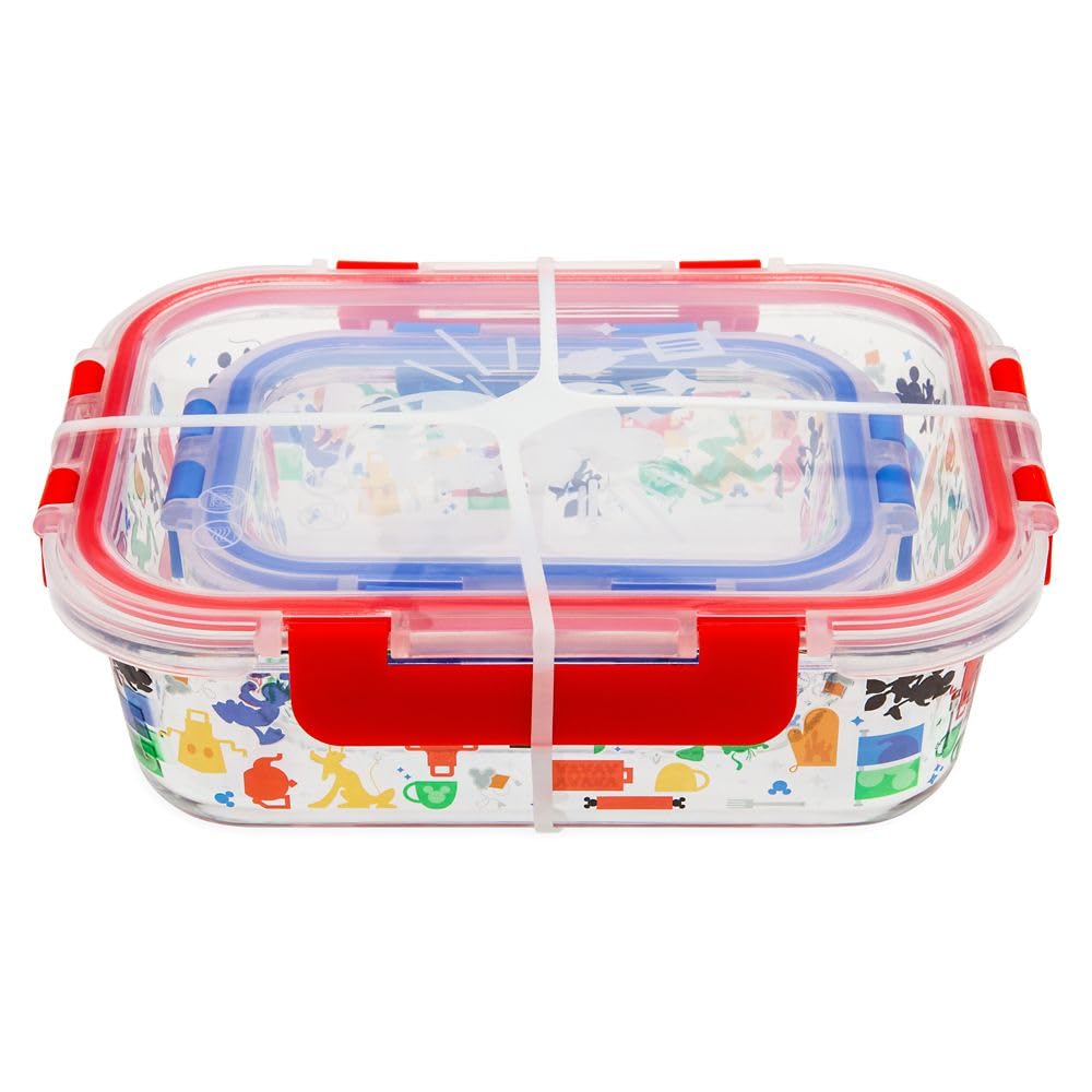 Disney Mickey Mouse and Friends Glass Storage Container Set