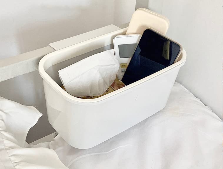 2 Pack Pink Hanging Cup Holders,10x5x4.5"Trolley Basket Storage,Rolling Cart Accessories Hanging Buckets Hanging Bins,Plant Containers,Storage Bucket,Make Up Pencil Holder,Kitchen Storage Container