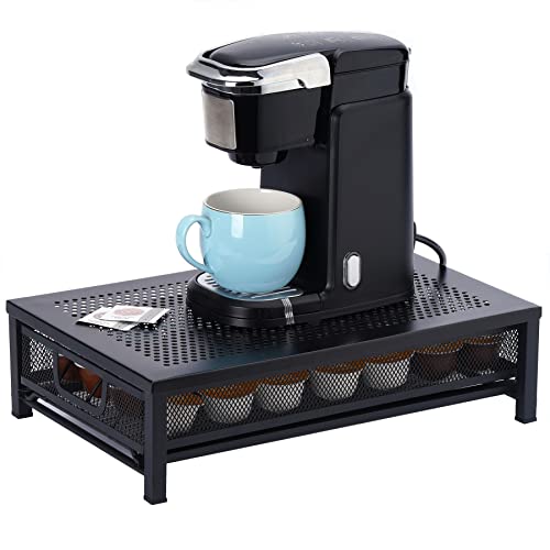 Mknana K-Cup Coffee Pod Storage Drawer,K Cup Holder for Counter,Black