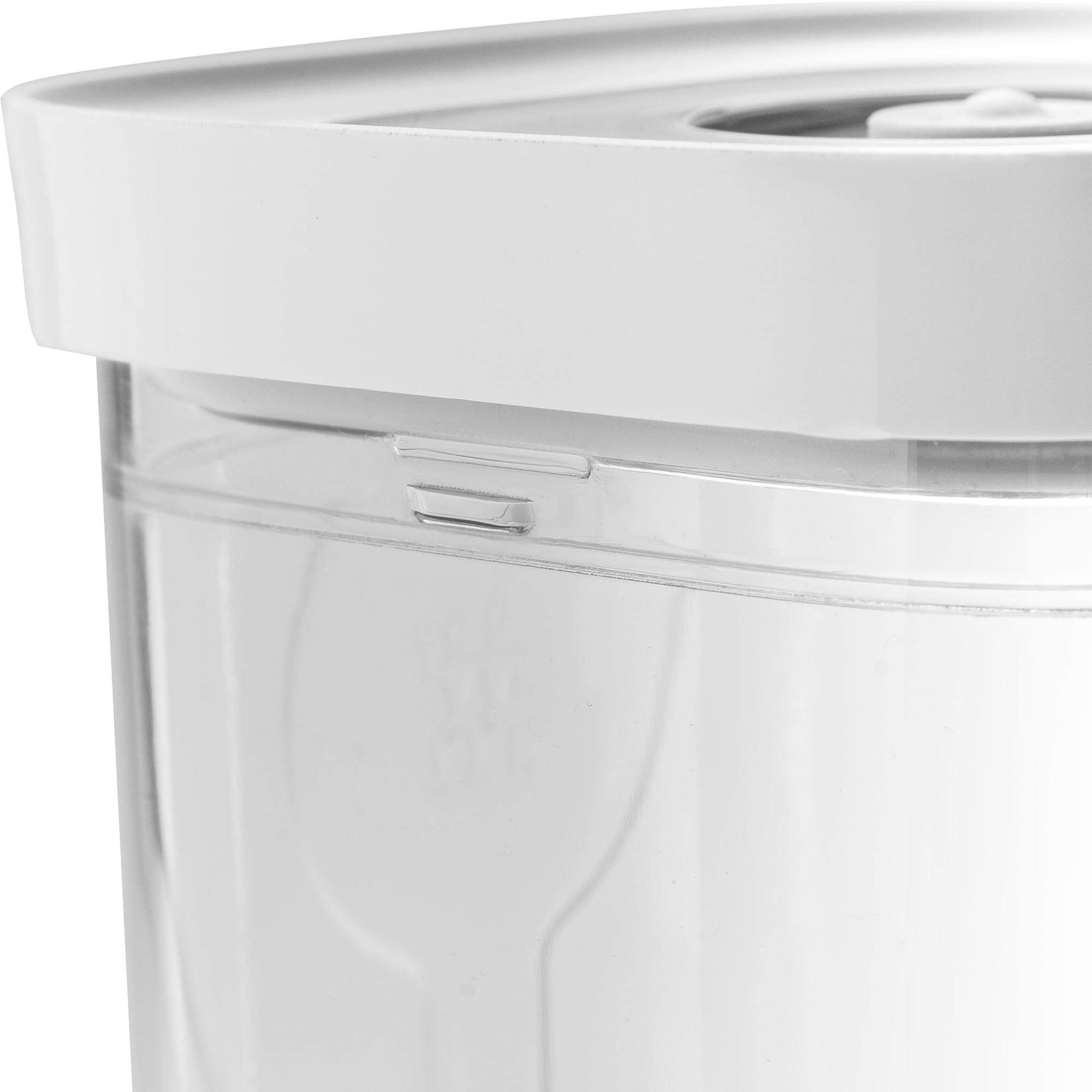 ZWILLING Fresh & Save CUBE Storage Organizer, 2M, 2-qt, Pantry Organizers and Storage, Plastic, BPA-Free Airtight Dry Food Storage Container for Oats, 16-ounce Box of Dry Pasta, Medium Tall, Clear