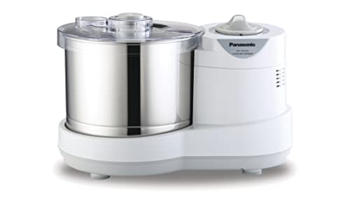 Panasonic 2 Litre Wet Grinder with Automatic Timer & Stainless steel drum| MK TSW200 W, White Color | 110-120 Volts | Suitable for USA and Canada | Dosa & Idli wet Grinder