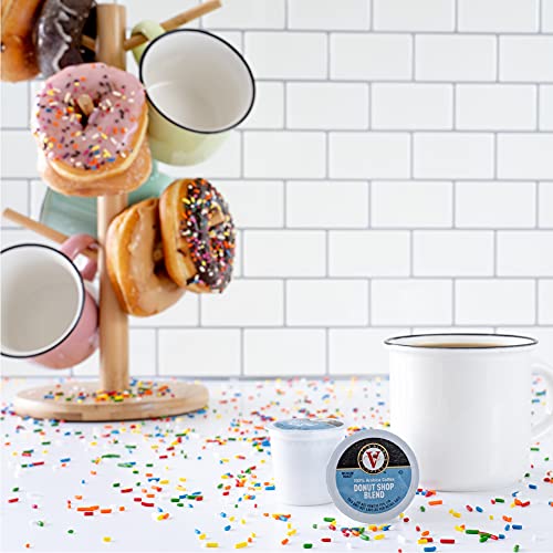 Victor Allen's Coffee Variety Pack (Morning Blend, 100% Colombian, Donut Shop Blend, and Italian Roast), 80 Count, Single Serve Coffee Pods for Keurig K-Cup Brewers