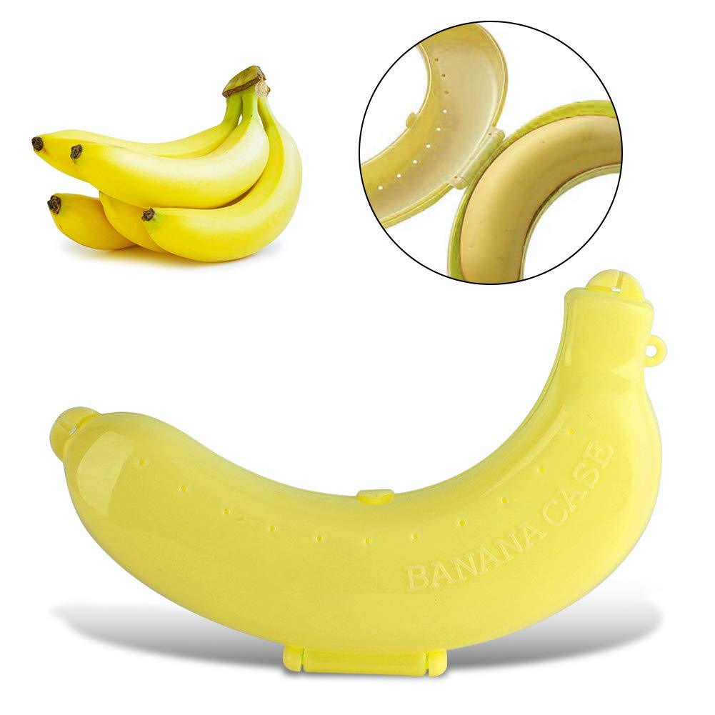 Banana Keeper Banana Protector Case, Cute Carrier Storage Box Outdoor Travel Banana Container for Putting Fruit(#2)