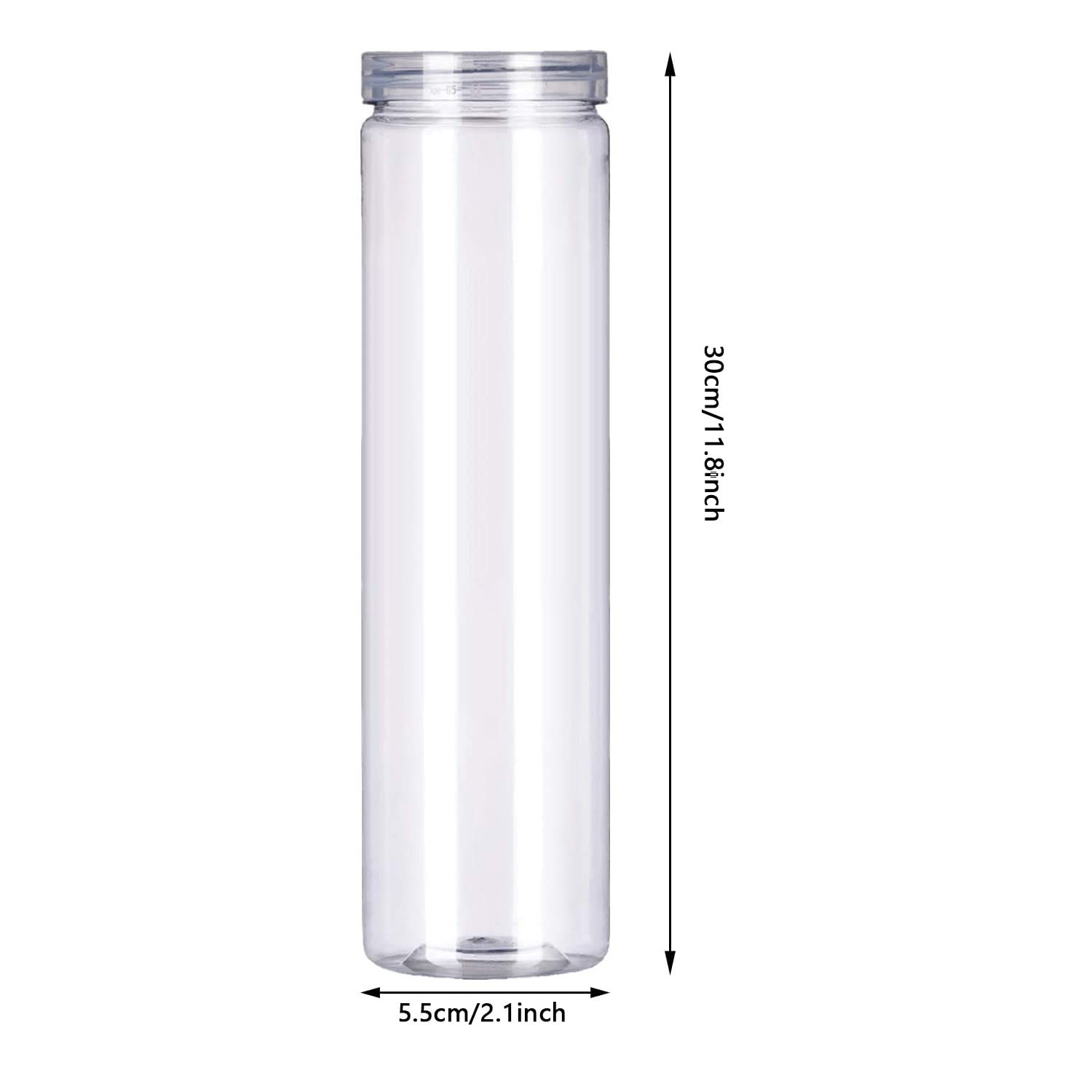 GRZJOPP 6Pcs Spaghetti Pasta Storage Containers with Lids,Tall Clear Pasta Storage Containe for Noodles Flour Cereal Sugar Beans, Spaghetti Pantry Container