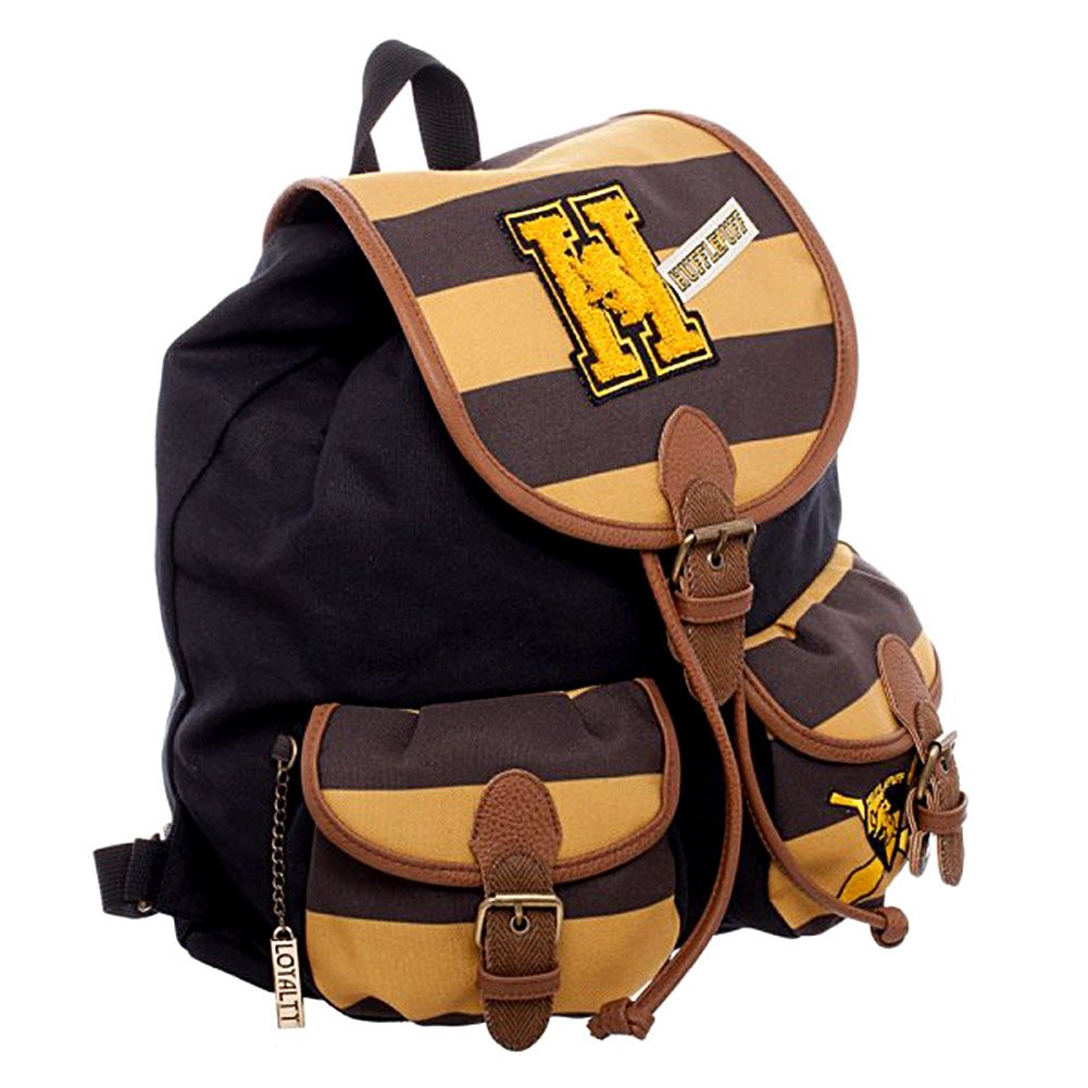 Harry Potter Hufflepuff Varsity Knapsack Backpack 14 x 17in