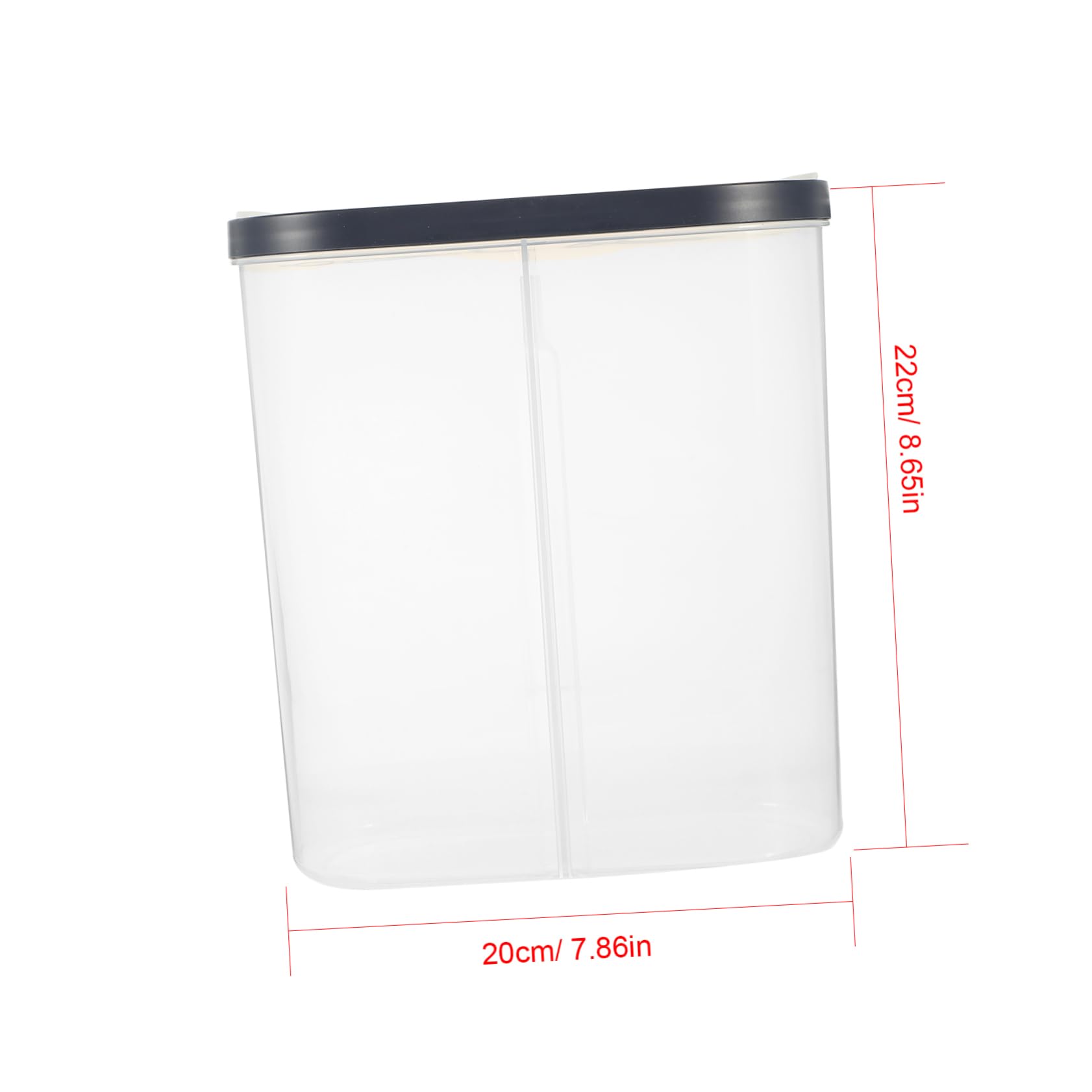 CAXUSD Airtight Rice Dispenser Storage Container Sealed Grain Storage Box for Rice and Cereal Dry Food Box with Compartment Kitchen Pantry Organization