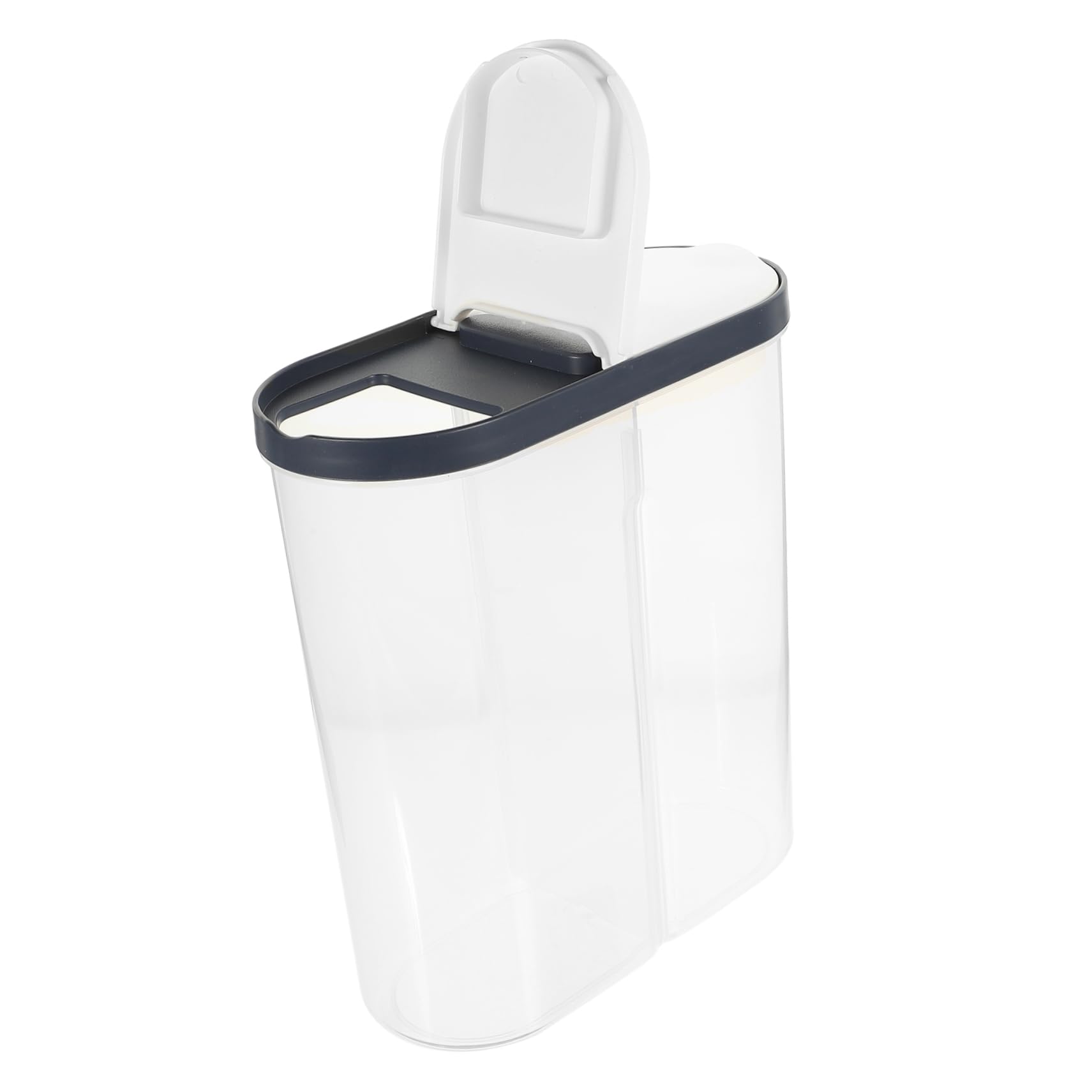 CAXUSD Airtight Rice Dispenser Storage Container Sealed Grain Storage Box for Rice and Cereal Dry Food Box with Compartment Kitchen Pantry Organization