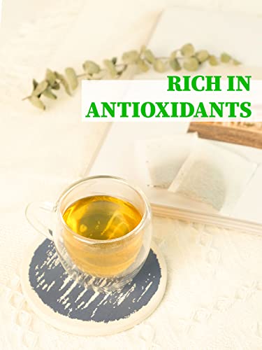 TeeLux Green Tea Bags, Natural Pure Green Tea, Super Antioxidant, Caffeinated, 100 Count Tea Bags to Support Overall Health