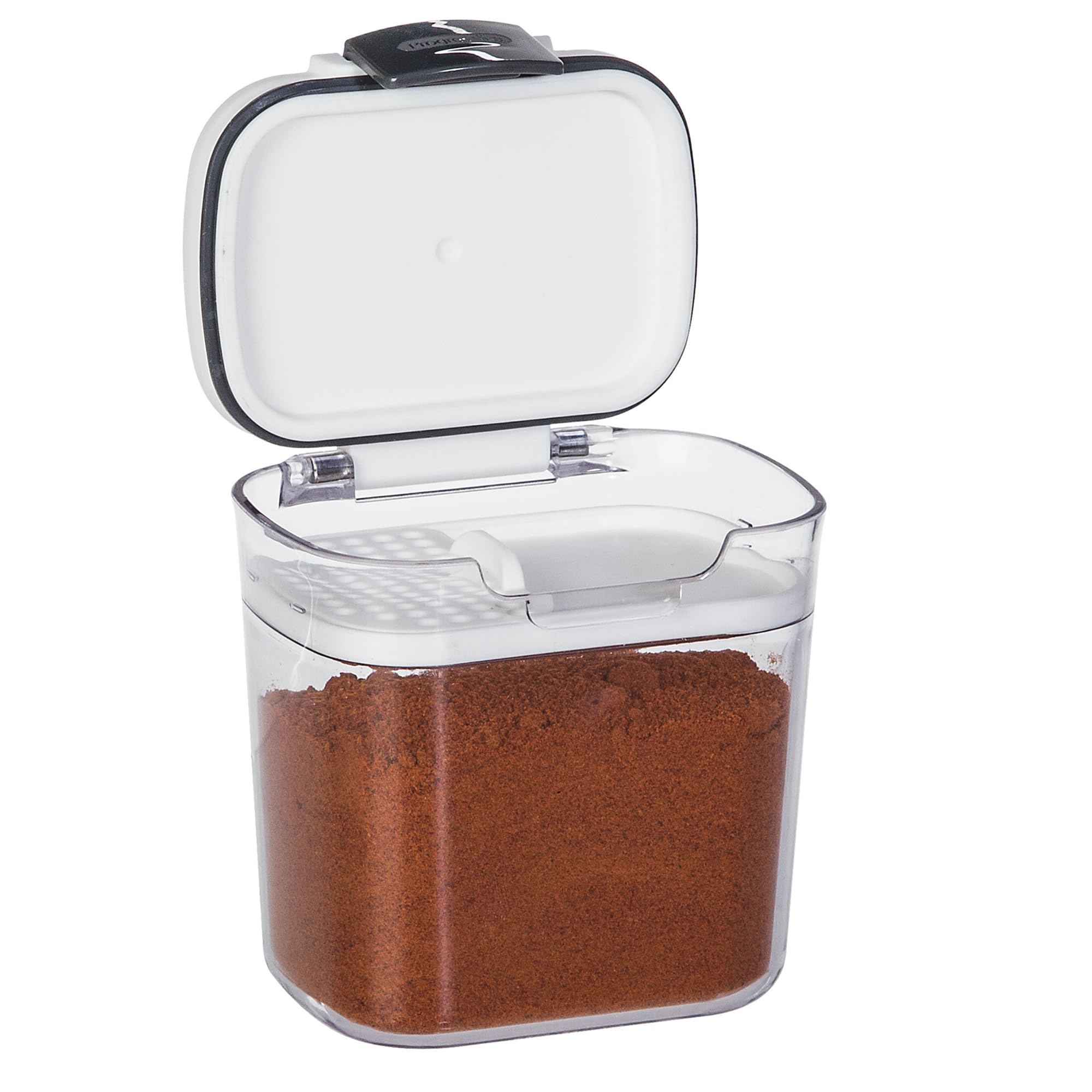 Progressive International Prepworks ProKeeper Kitchen Clear Food Baker's Kitchen Storage Organization Canister Set (Mini Multipurpose 1.5-Cup) (2-Piece)
